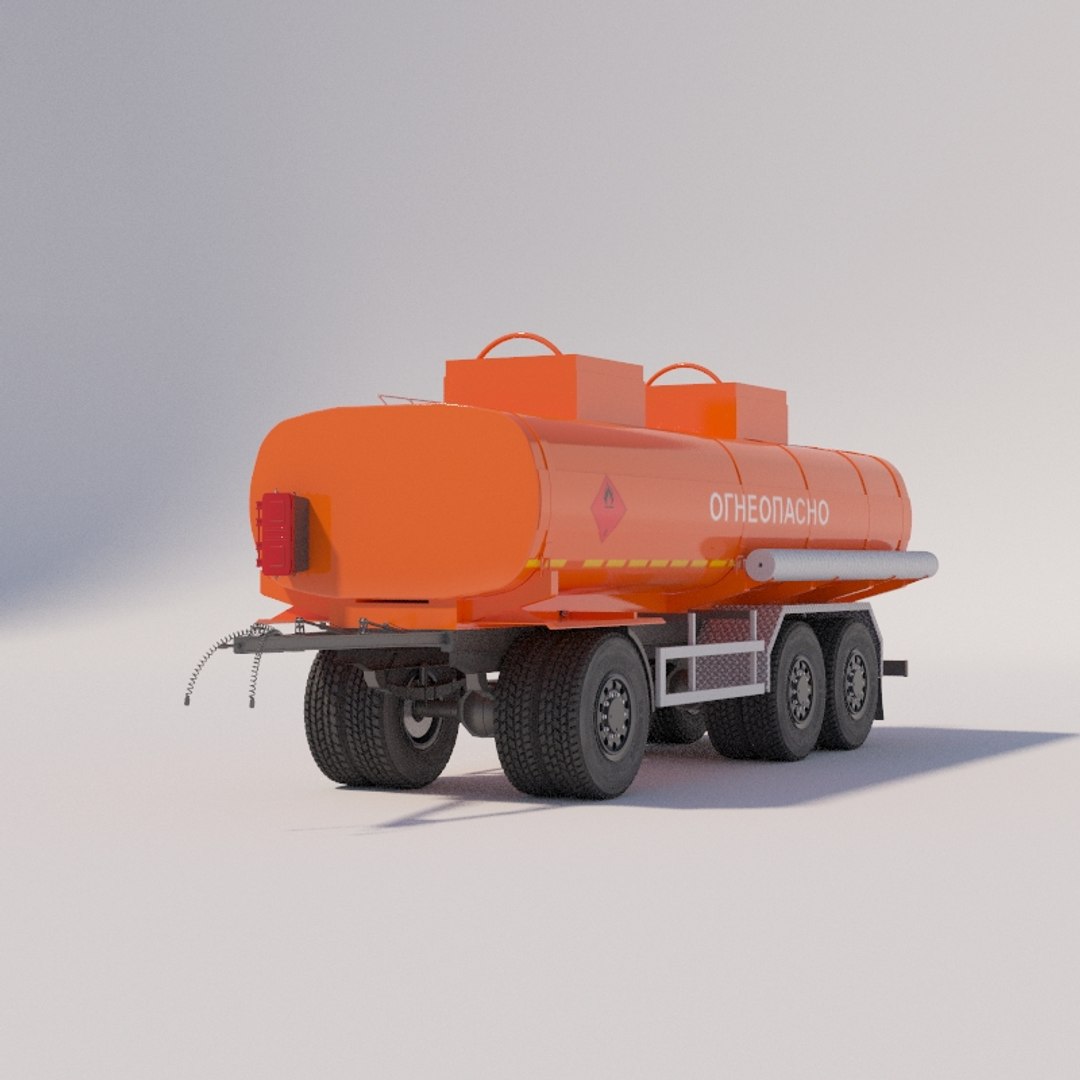 Tank Trailer Model - TurboSquid 1304909