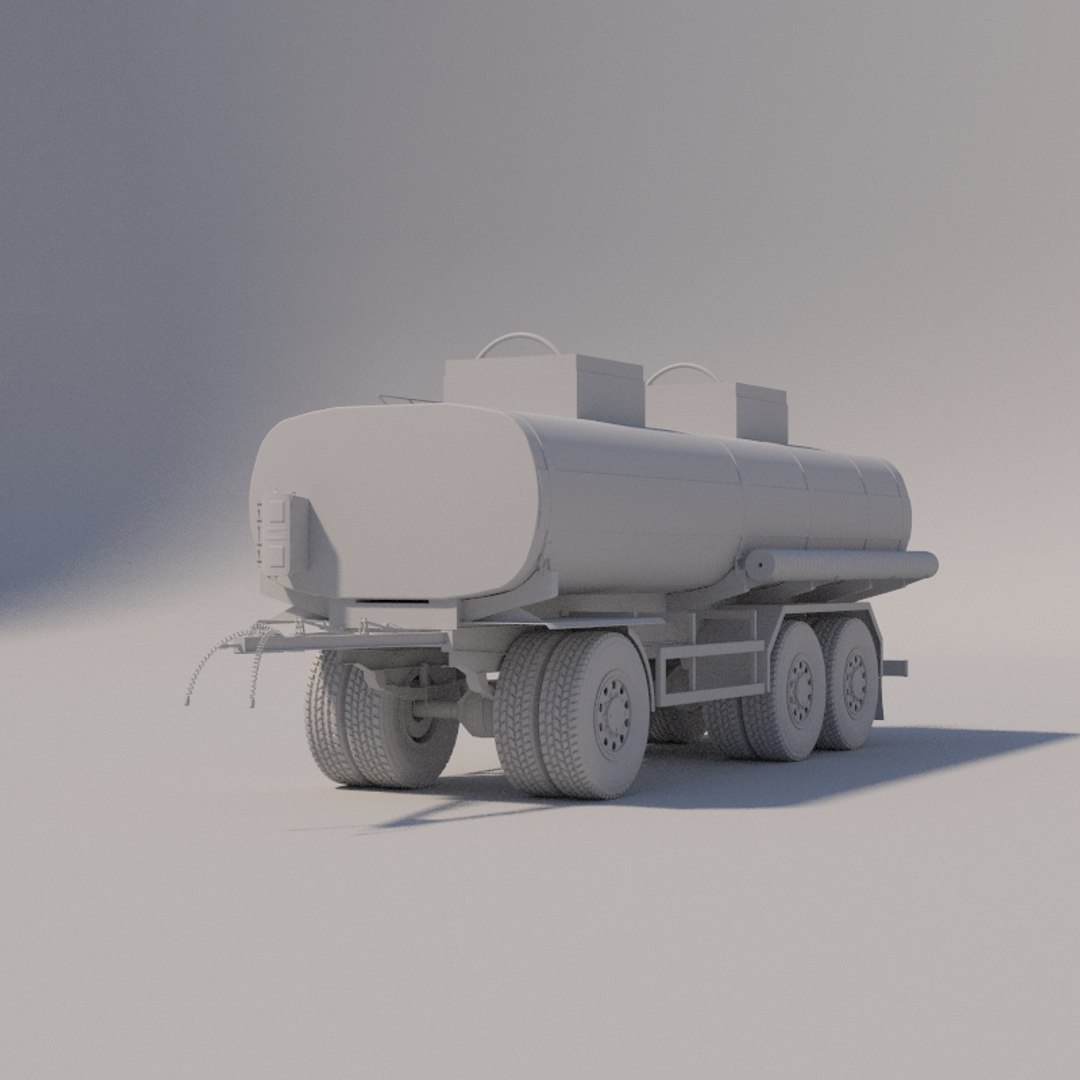 Tank Trailer Model - TurboSquid 1304909