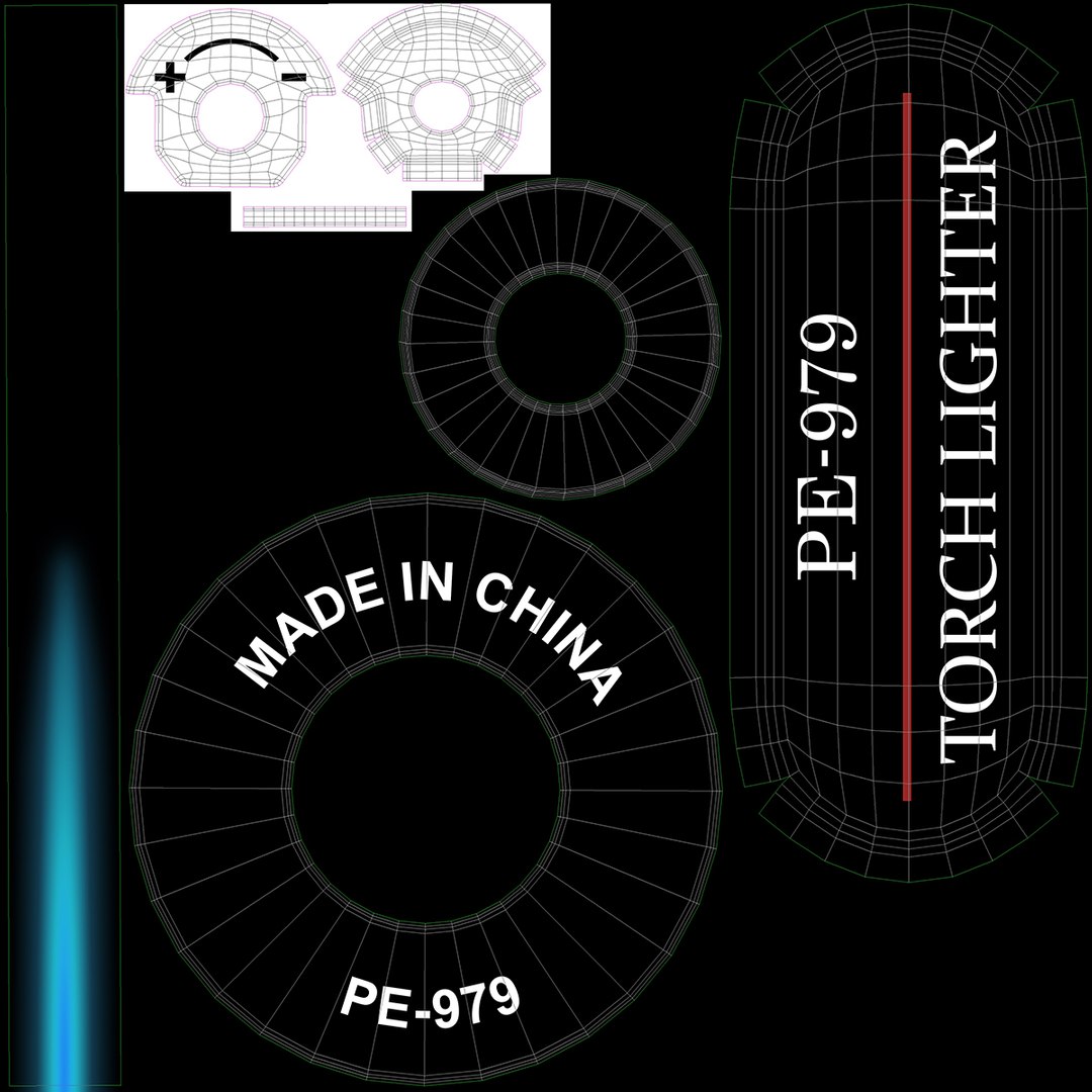Kitchen Turbo Lighter model - TurboSquid 1714801