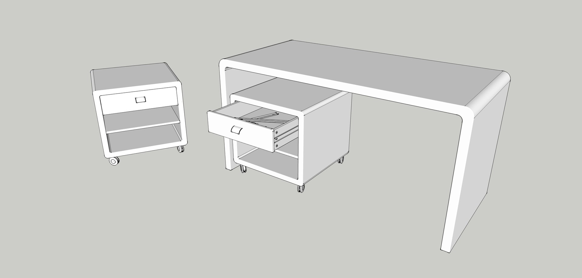 3d Sketchup Office Desk