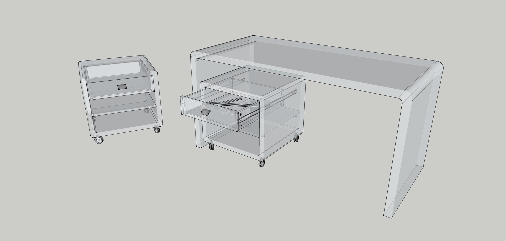 3d Sketchup Office Desk