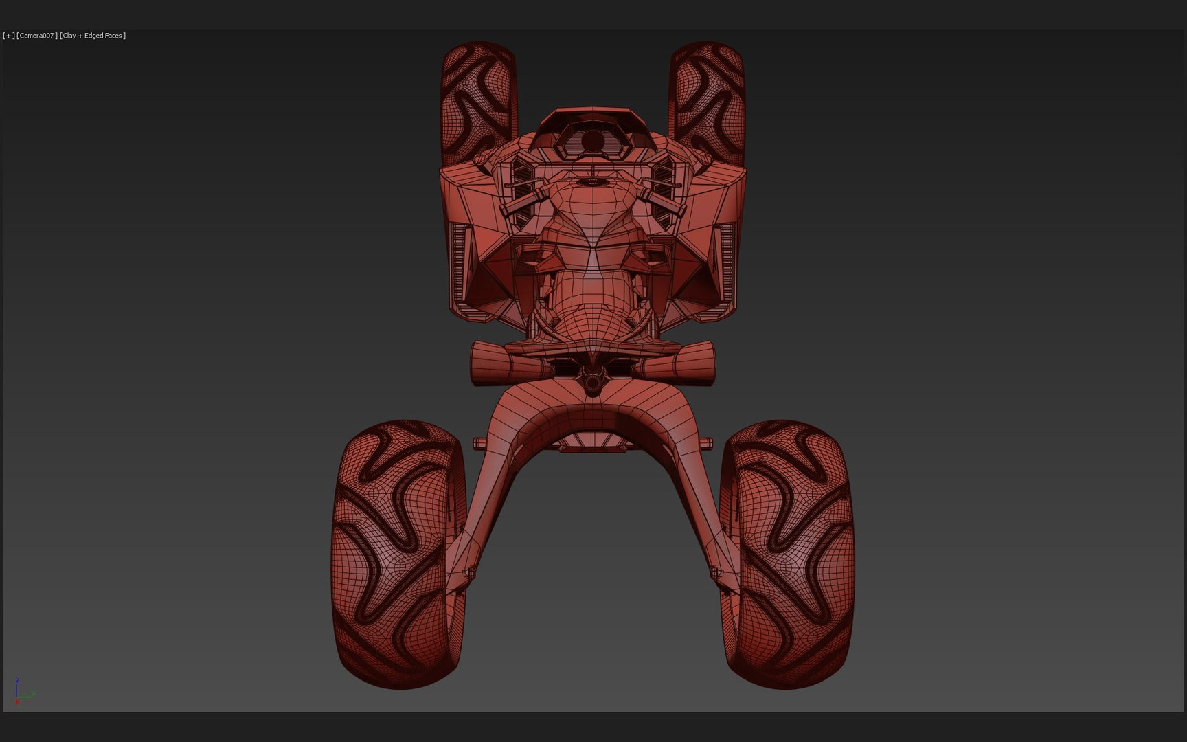 T Bike Four Wheel 07 3D Model - TurboSquid 1950021