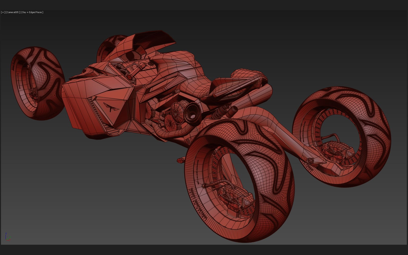 T Bike Four Wheel 07 3D Model - TurboSquid 1950021