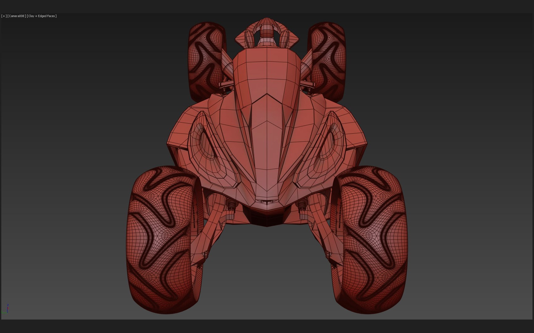 T Bike Four Wheel 07 3D Model - TurboSquid 1950021