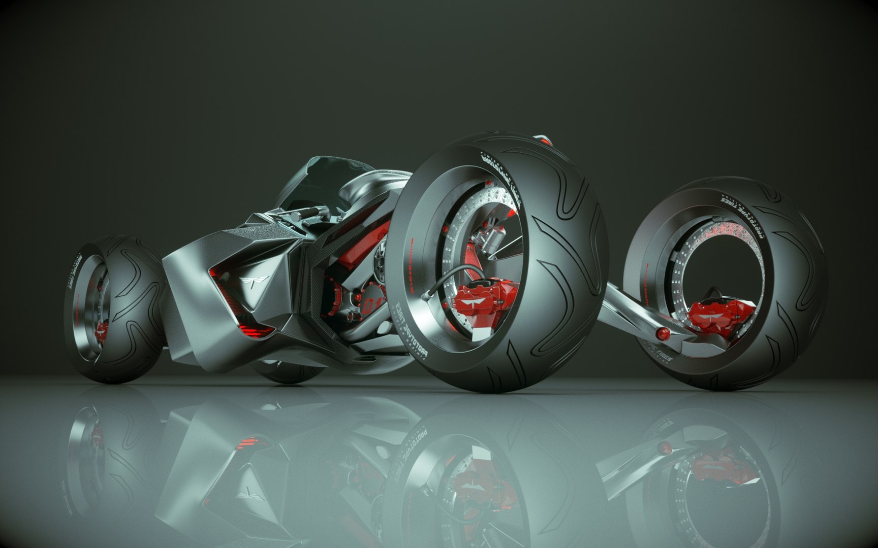 T Bike Four Wheel 07 3D Model - TurboSquid 1950021