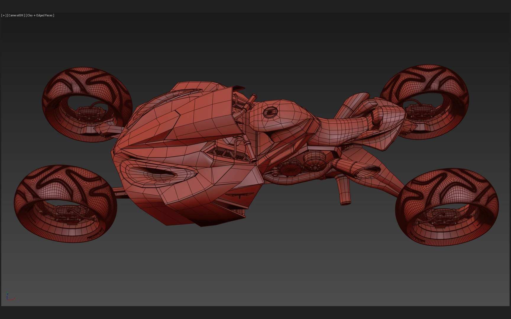 T Bike Four Wheel 07 3D Model - TurboSquid 1950021