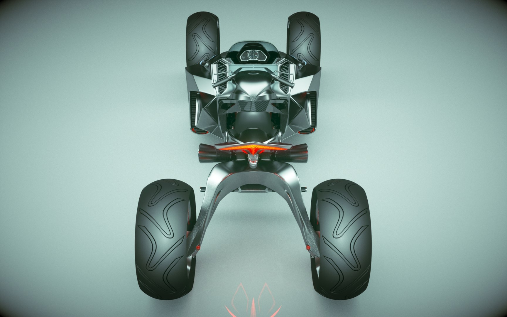 T Bike Four Wheel 07 3D Model - TurboSquid 1950021