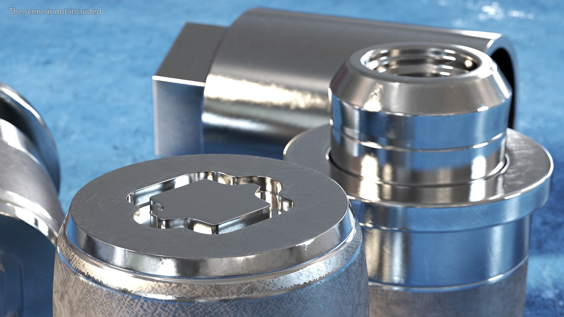 3D model Alloy Wheel Lock with Key Set - TurboSquid 1772241