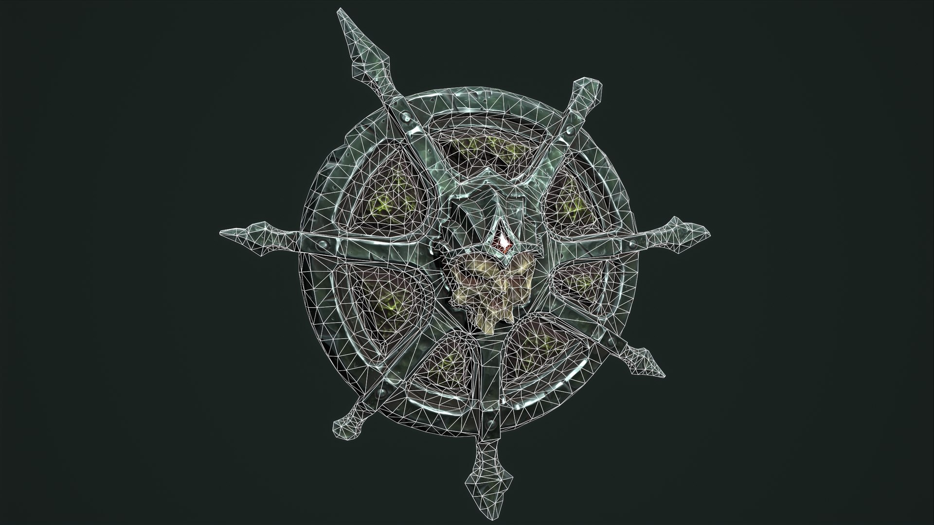 Undead Shield 3D - TurboSquid 1989473