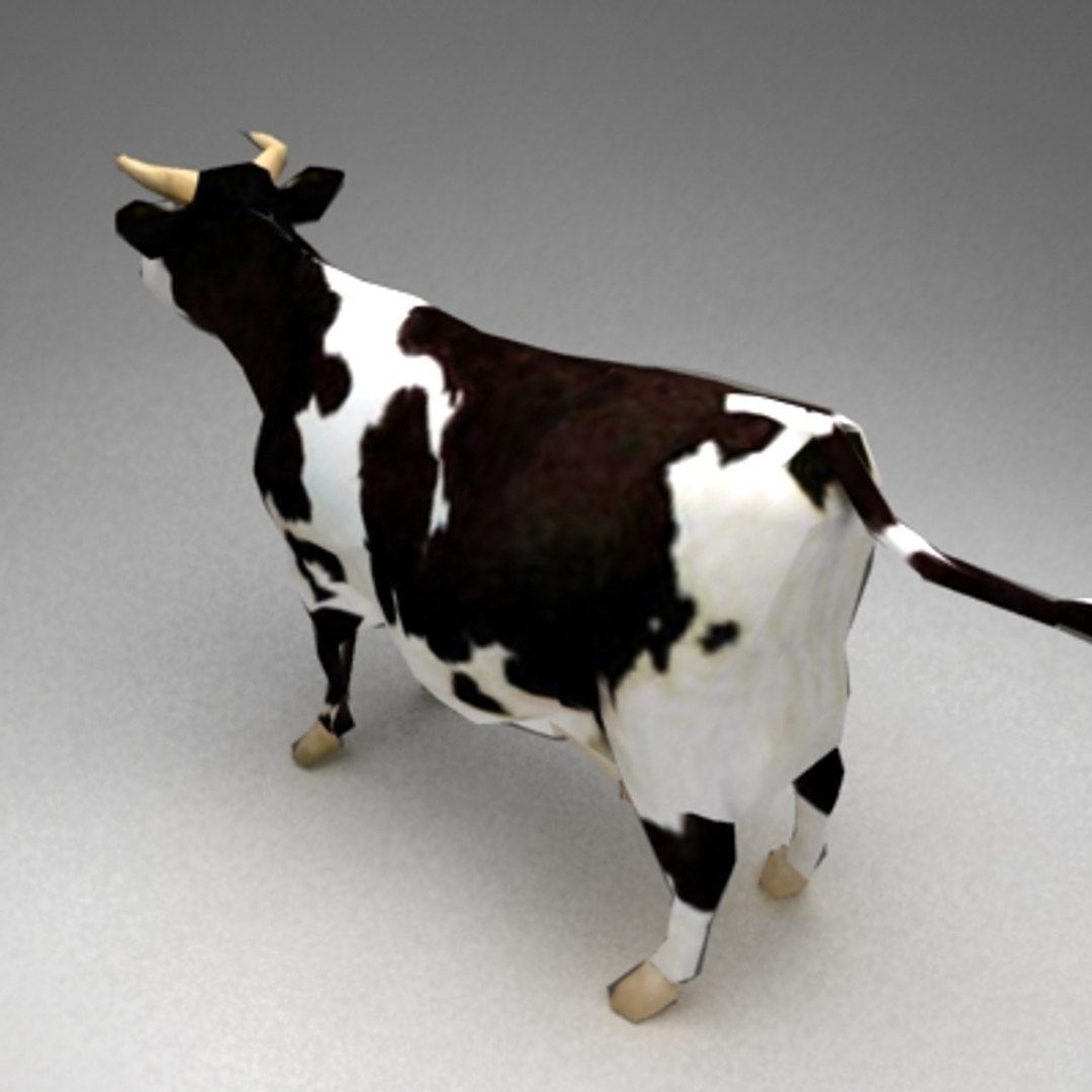 Cow Animation 3d Model