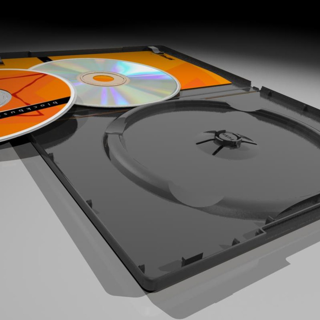dvd case 3d max