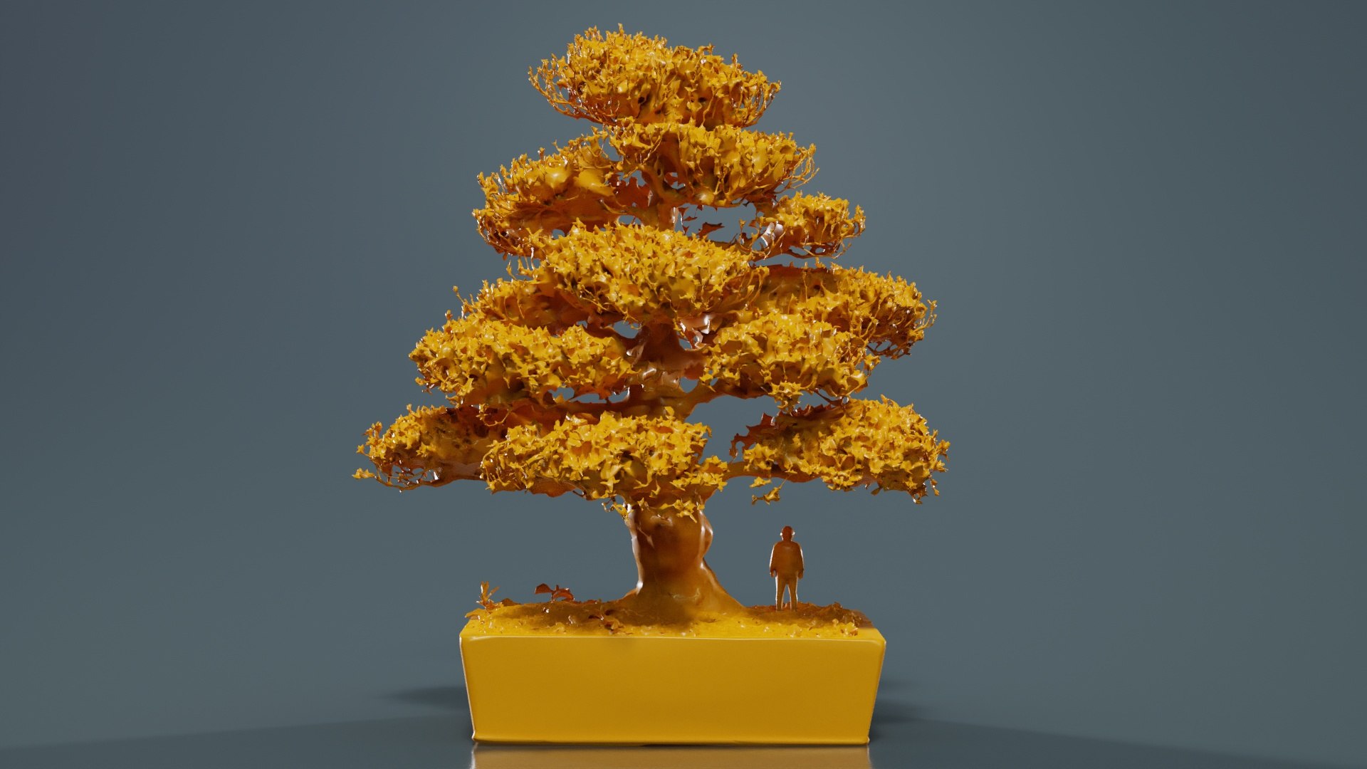 3D Model Satsuki Kinsai 2 Bonsai Tree Remastered - TurboSquid 2363120