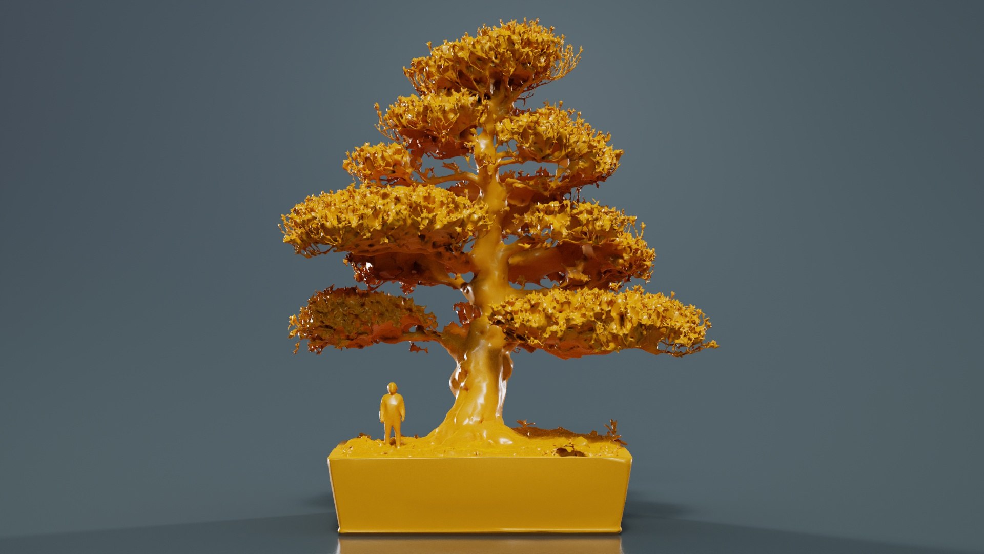 3D Model Satsuki Kinsai 2 Bonsai Tree Remastered - TurboSquid 2363120