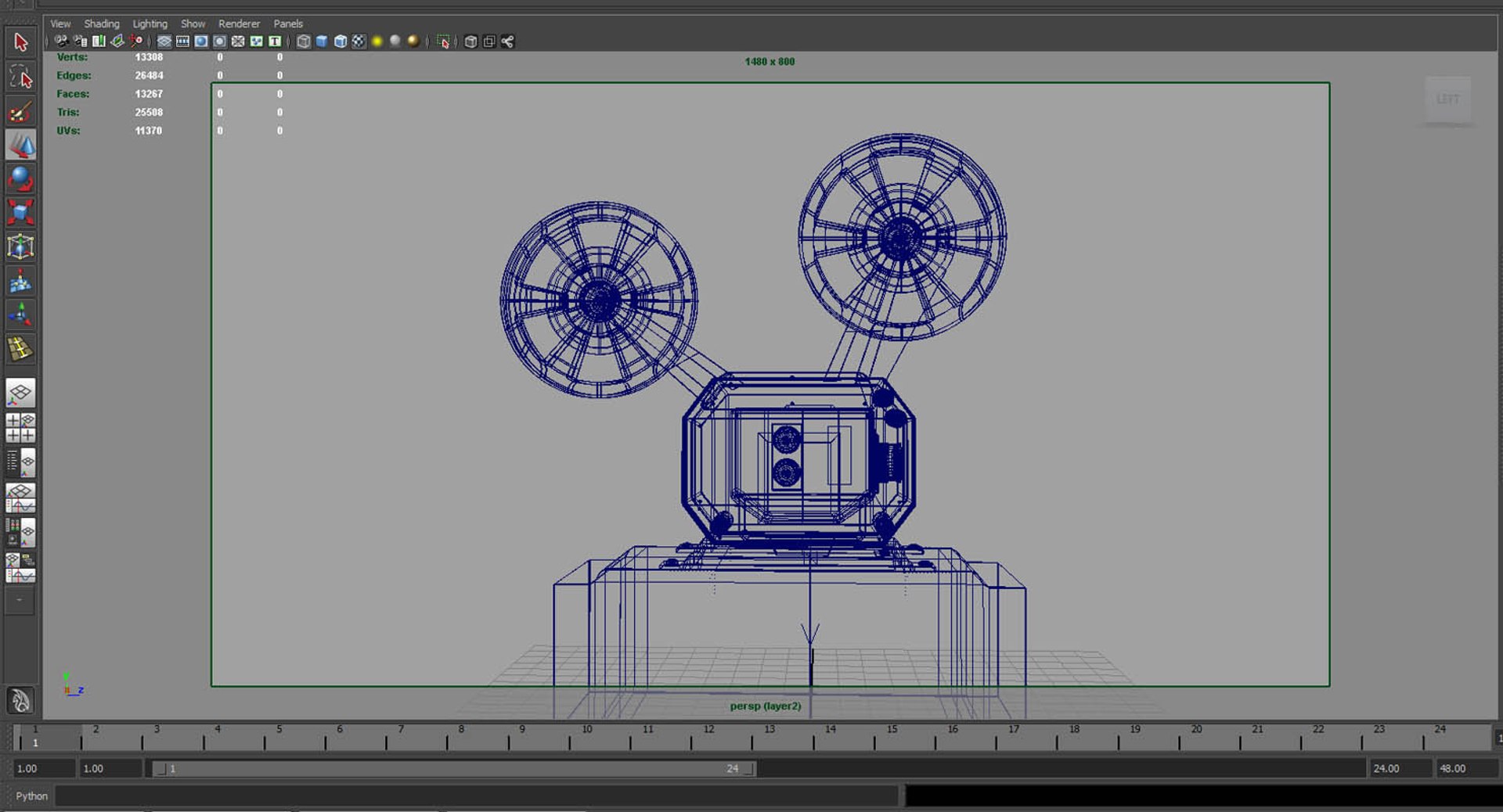 3D Film Movie Projector - TurboSquid 1464552