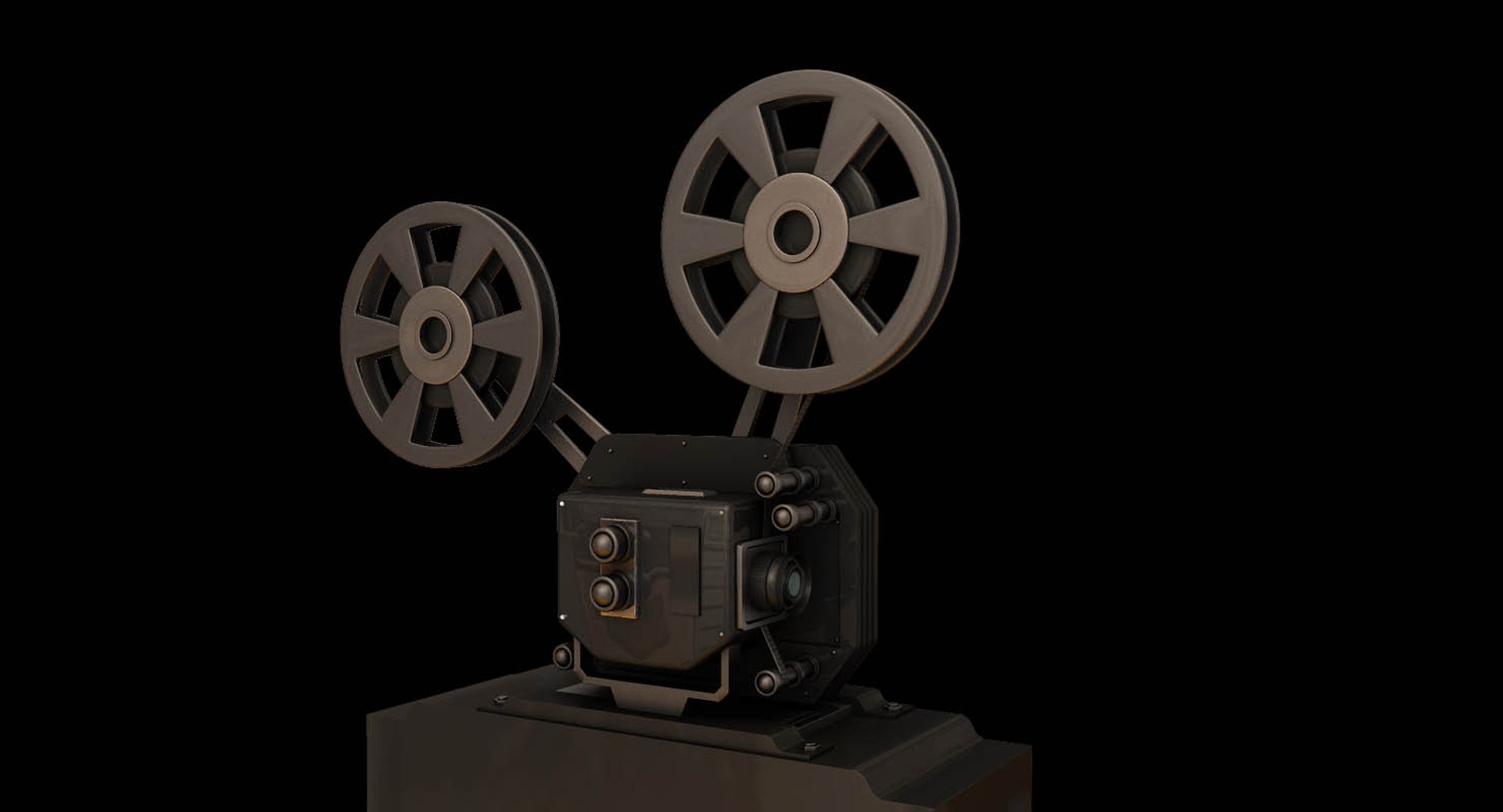 3D Film Movie Projector - TurboSquid 1464552