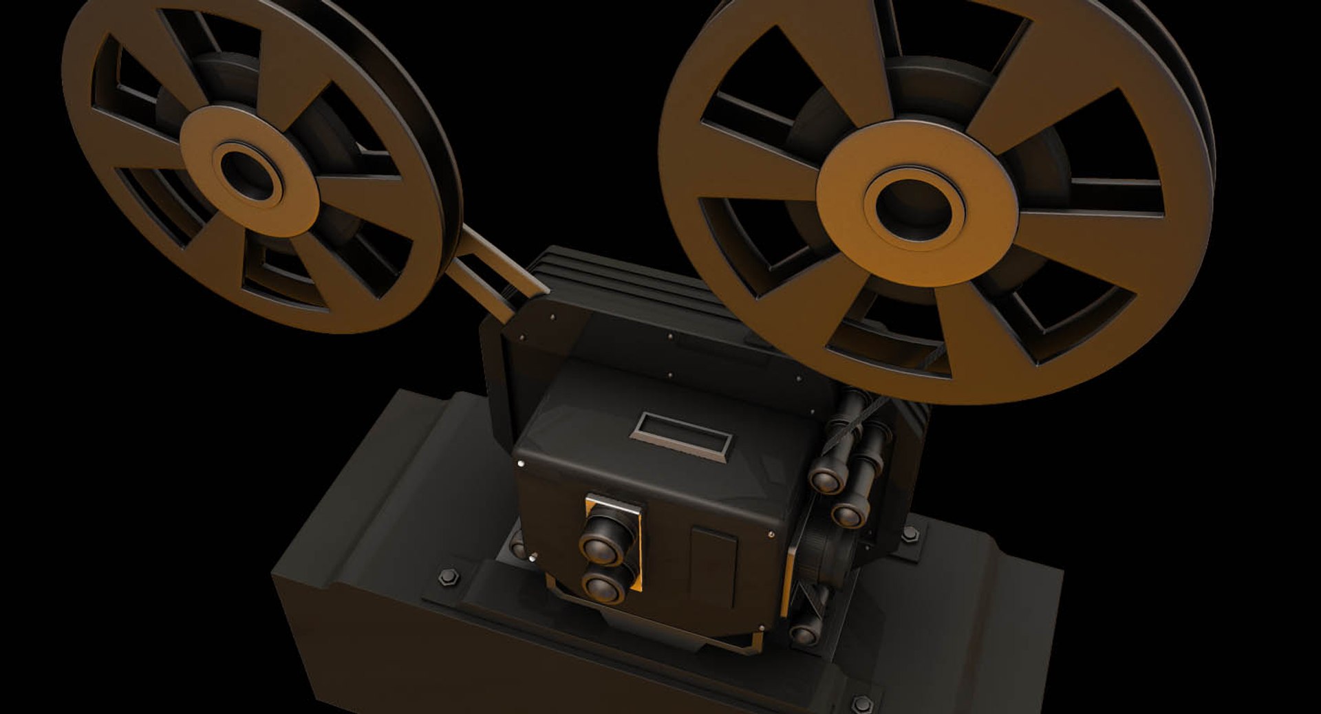 3D Film Movie Projector - TurboSquid 1464552