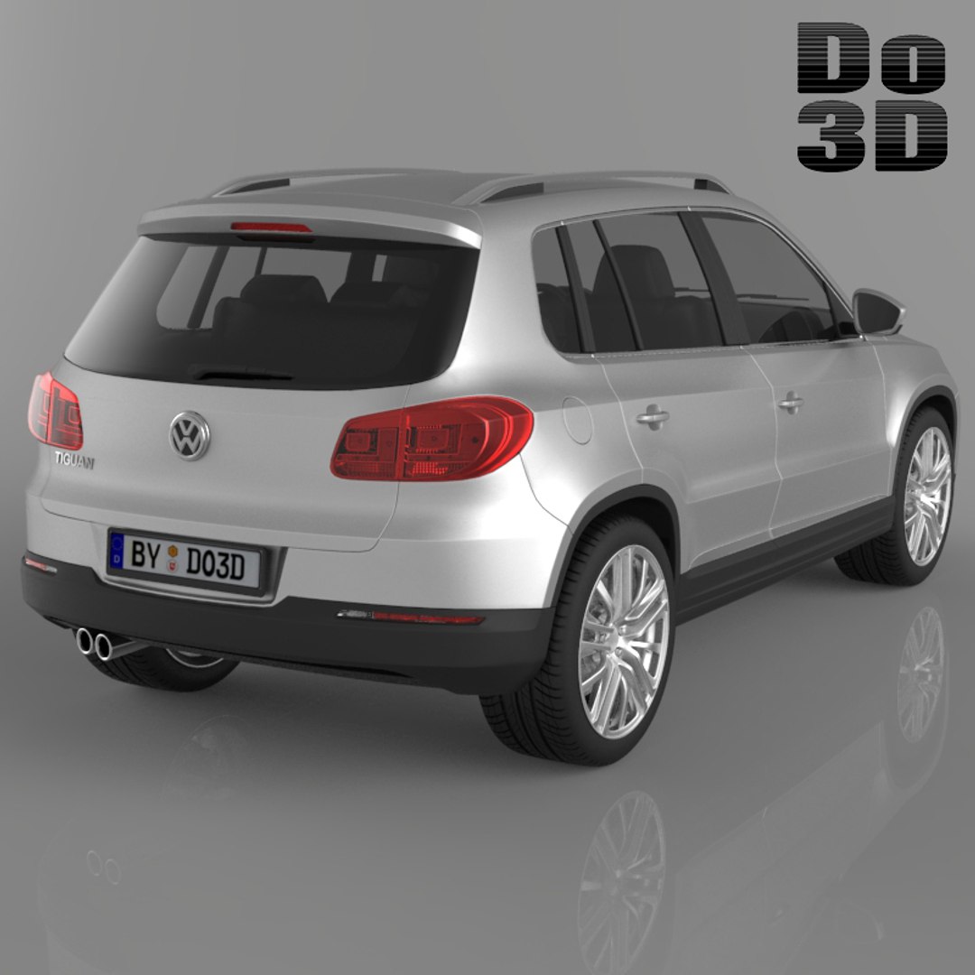 3d Tiguan 2013 Volkswagen Model