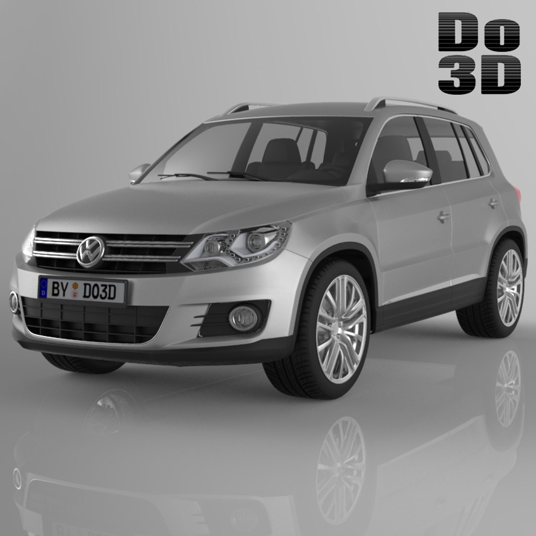 3d Tiguan 2013 Volkswagen Model