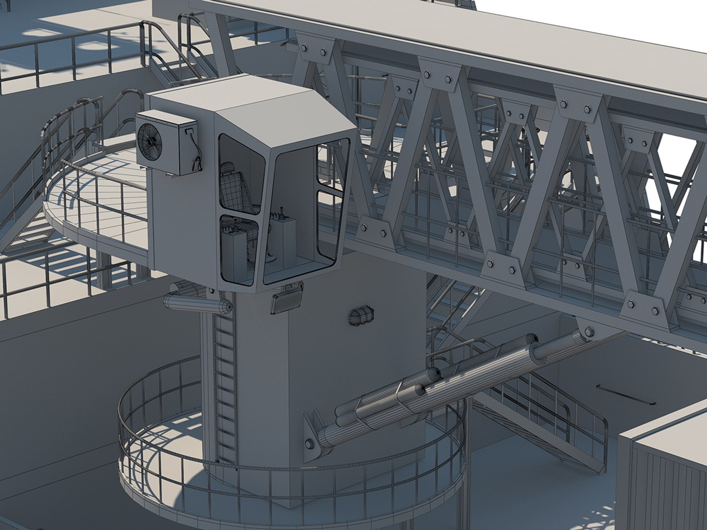 3d Model Offshore Platform Supply Vessel