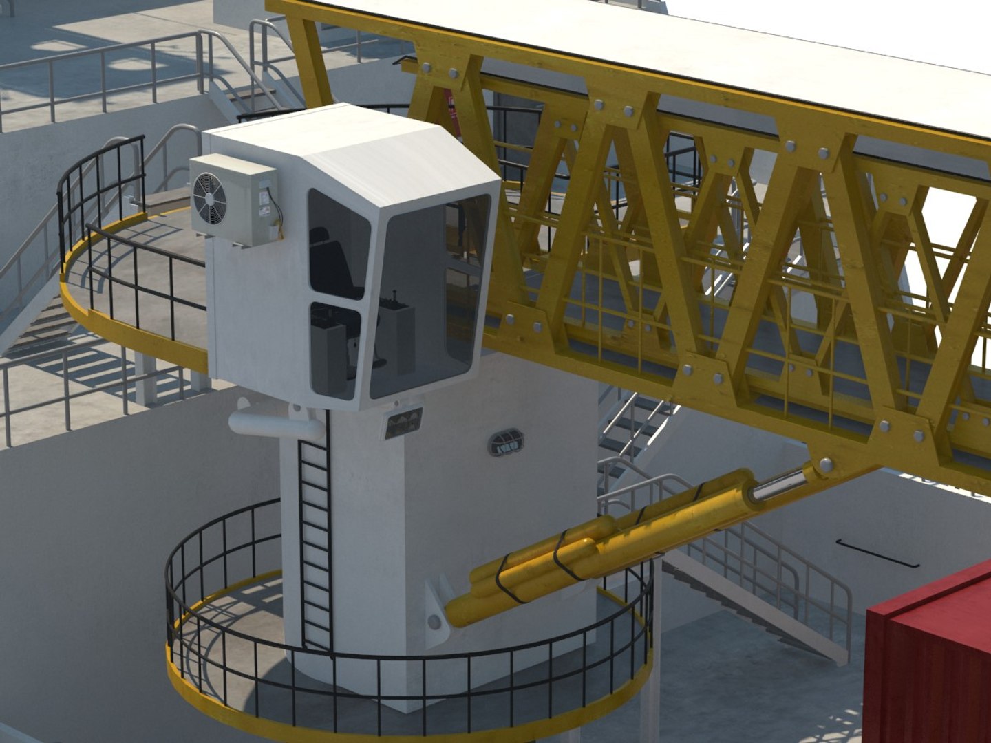 3d Model Offshore Platform Supply Vessel