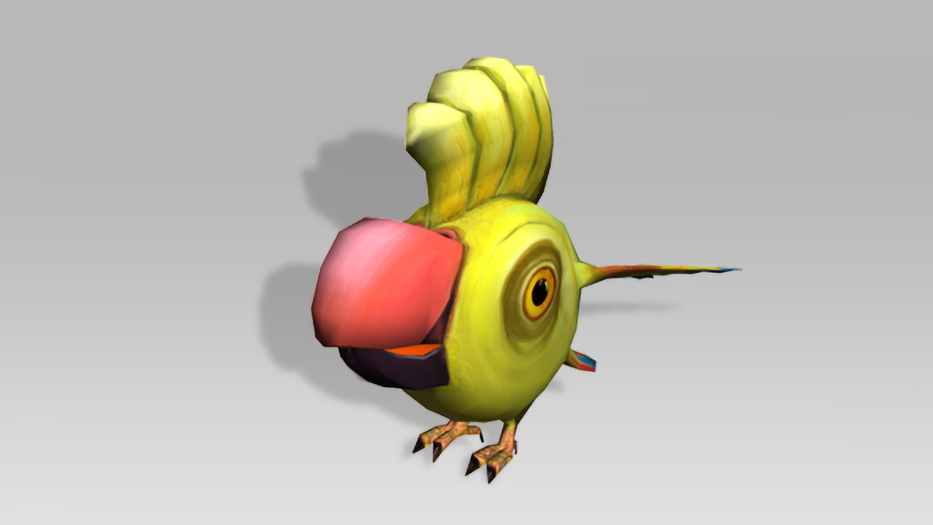 Low Poly Parrot 3D Model - TurboSquid 2120948