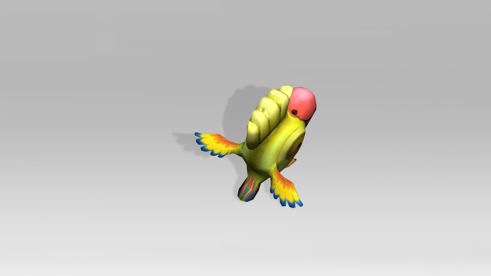 Low Poly Parrot 3D Model - TurboSquid 2120948