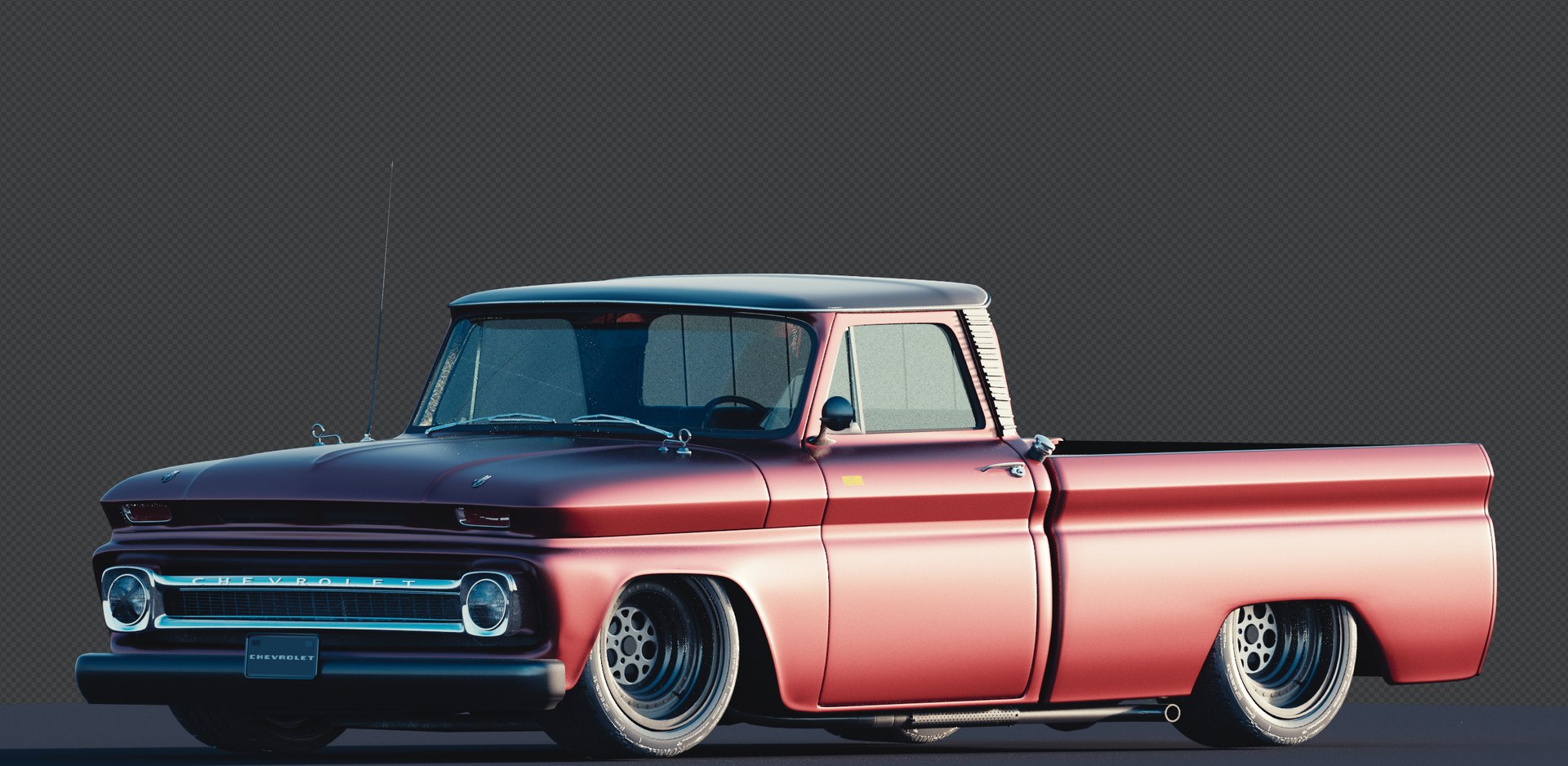 Chevrolet c10 pickup lowrider 3D model - TurboSquid 1405024