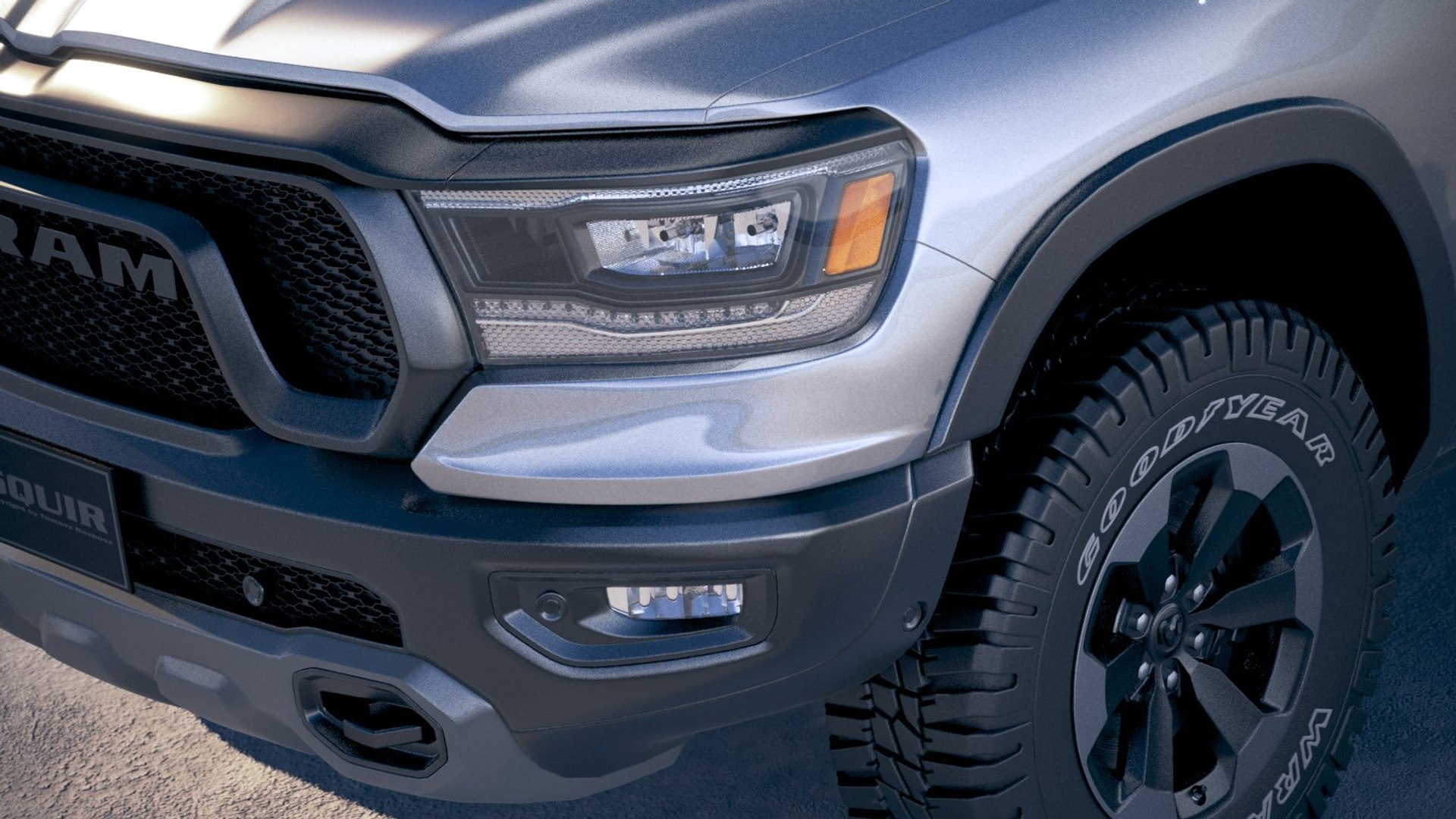 3D Ram 1500 Rebel Model - TurboSquid 1375107