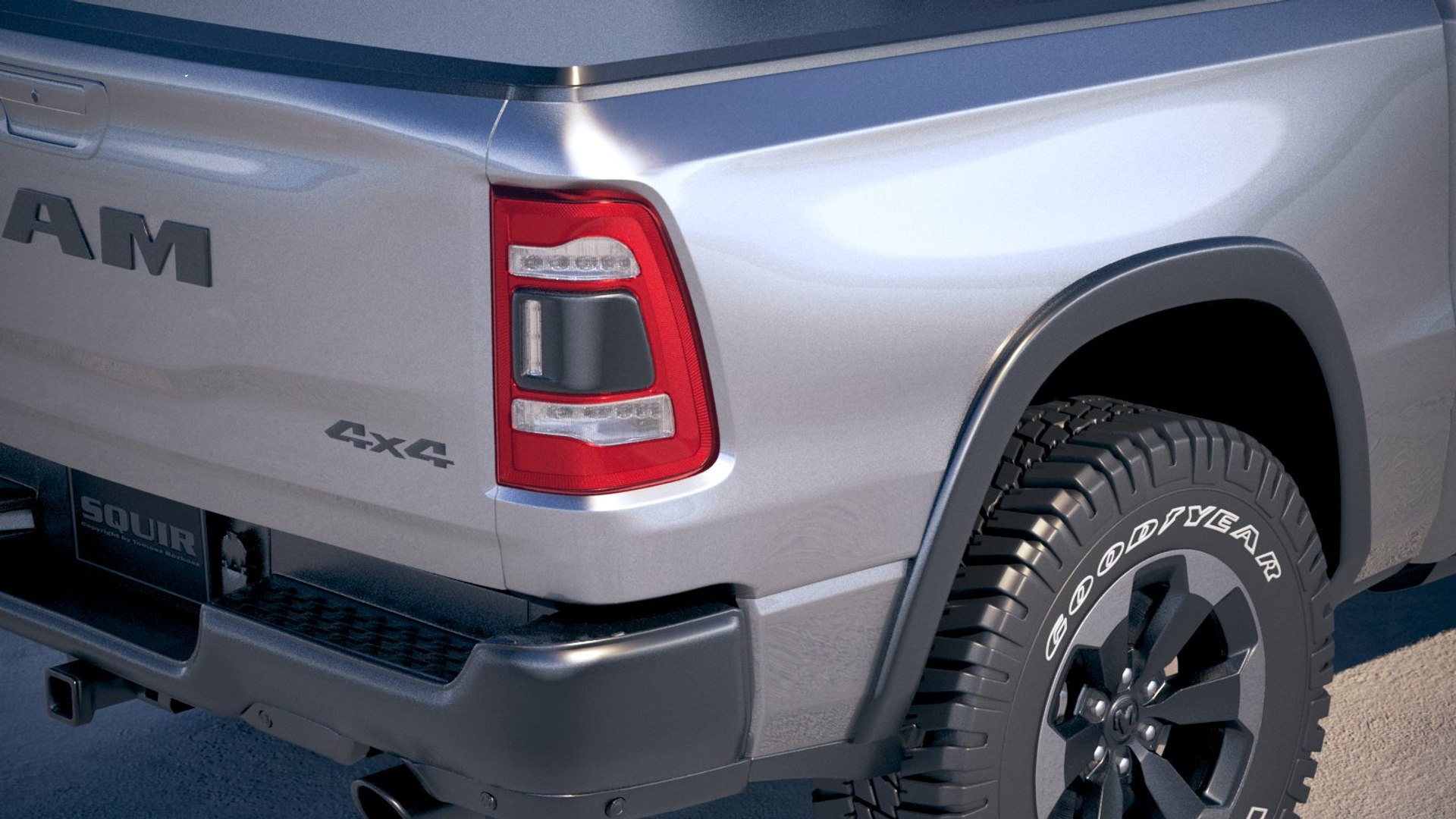 3D Ram 1500 Rebel Model - TurboSquid 1375107