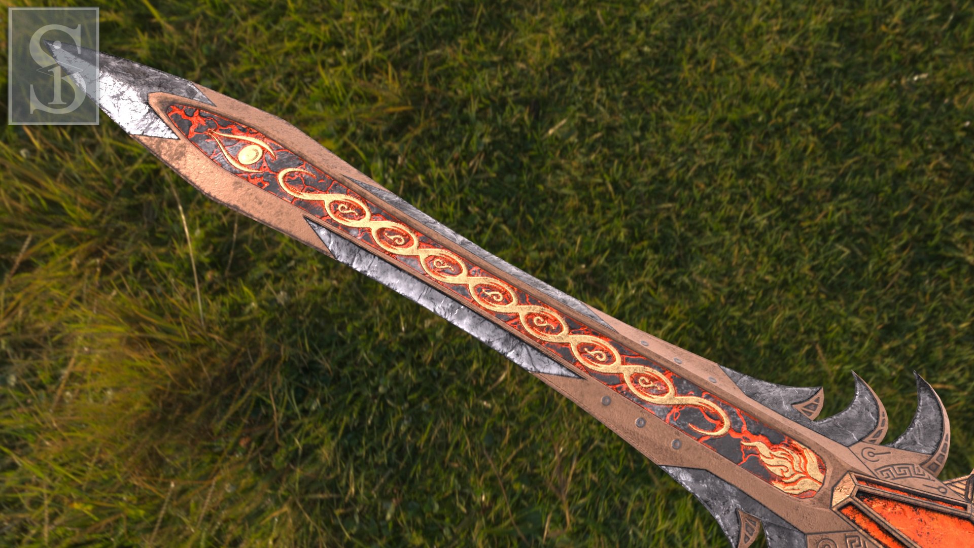 Prometheus ceaseless ember sword 3D - TurboSquid 1633009