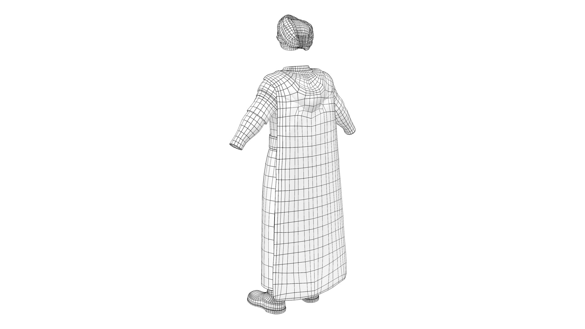 Full Ottoman Prince Sultan Outfit Costume 3D Model - TurboSquid 1967939