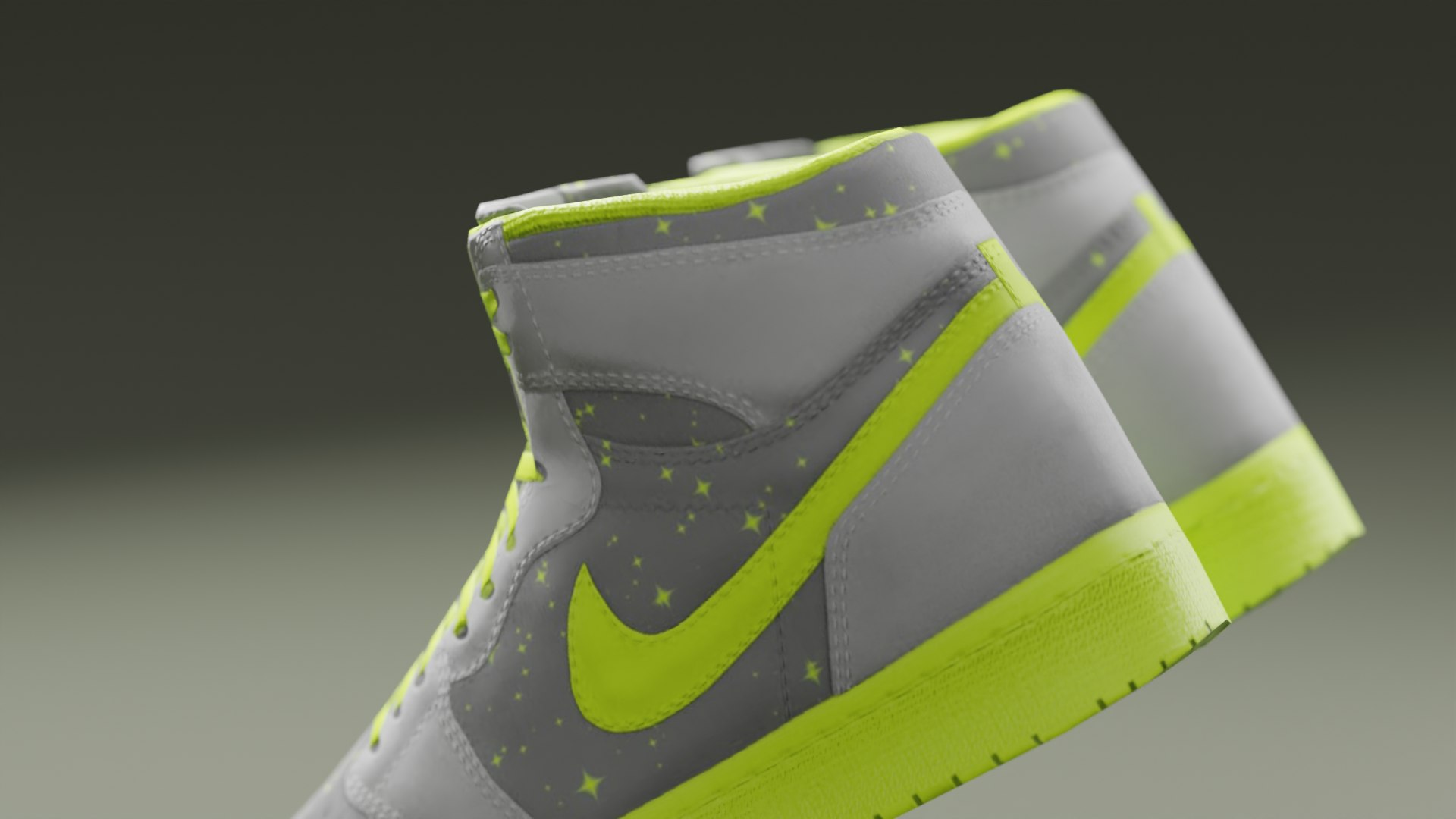 3D Air Jordan Nike Shoes - 09 - Low Poly - TurboSquid 2189876