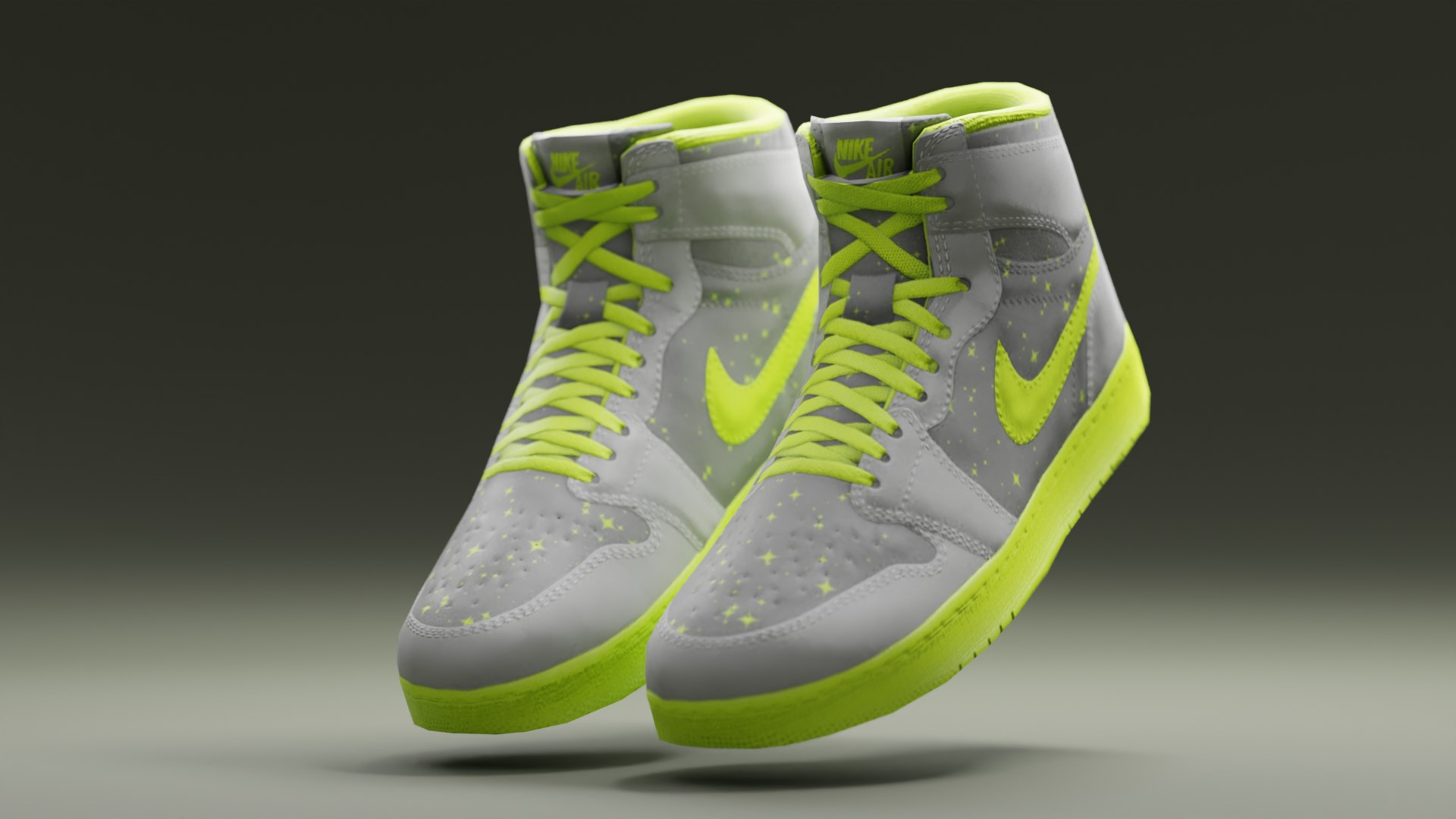 3D Air Jordan Nike Shoes - 09 - Low Poly - TurboSquid 2189876