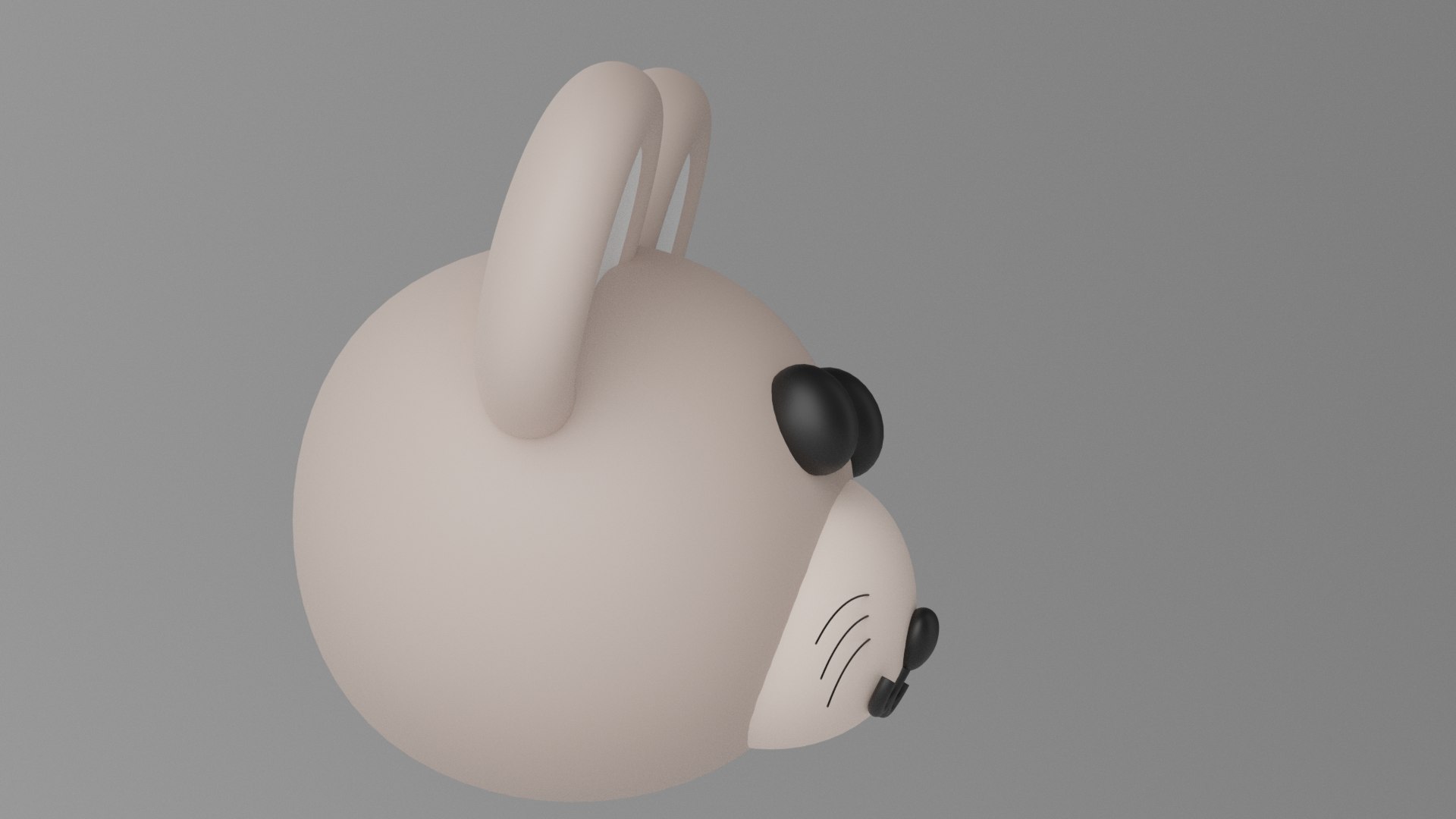 Cartoon Mouse Rat Head Model - TurboSquid 2089440