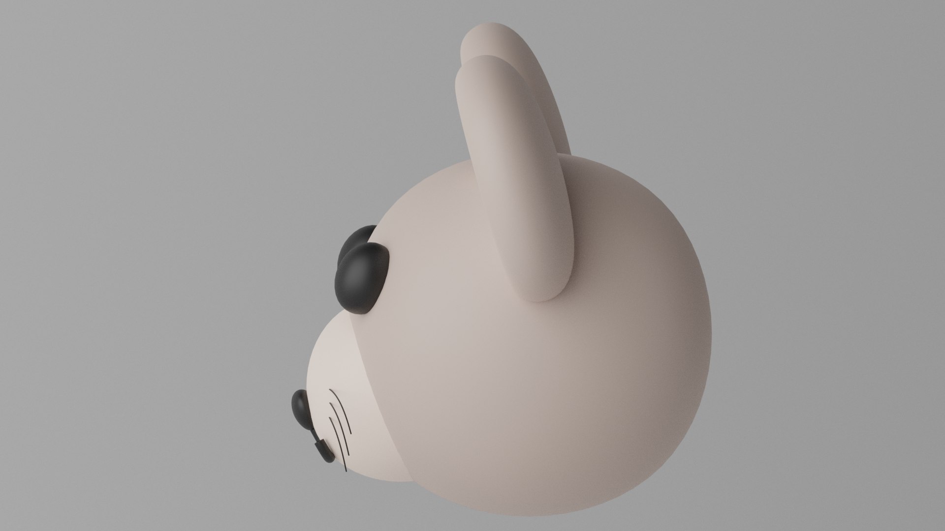Cartoon Mouse Rat Head Model - TurboSquid 2089440