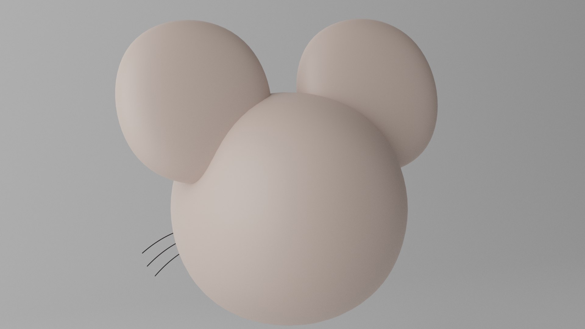 Cartoon Mouse Rat Head Model - TurboSquid 2089440