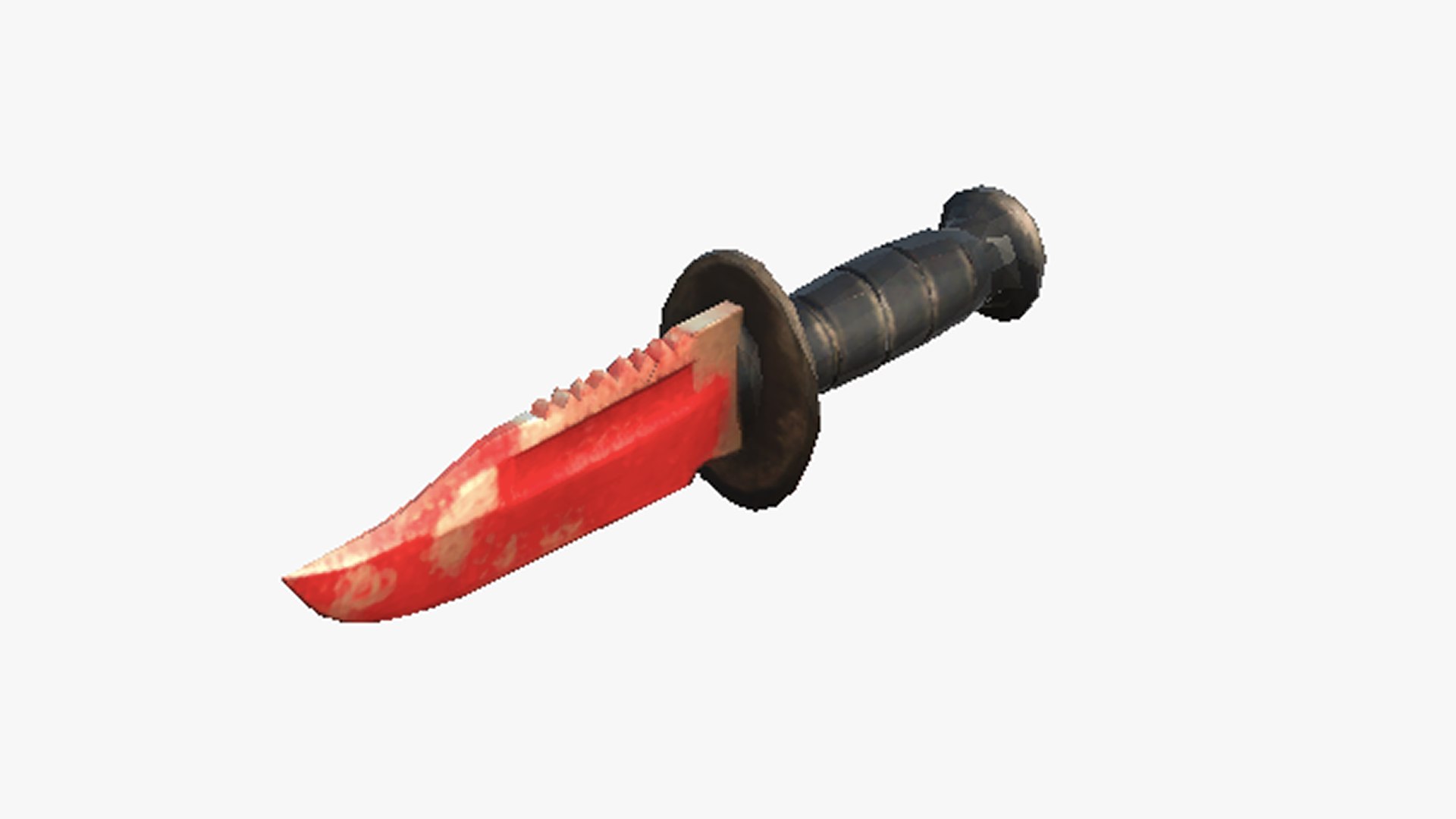 3D Package Name 3D Model Bloody Combat Knife Horror Weapon Model ...