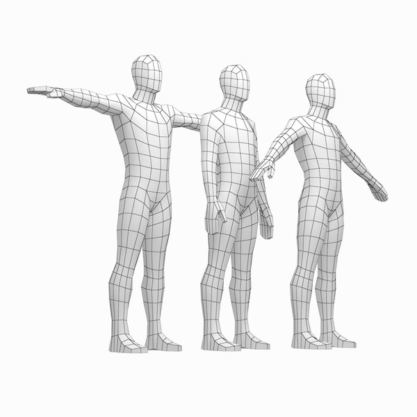 Low Poly Human Body 3D Models for Download | TurboSquid