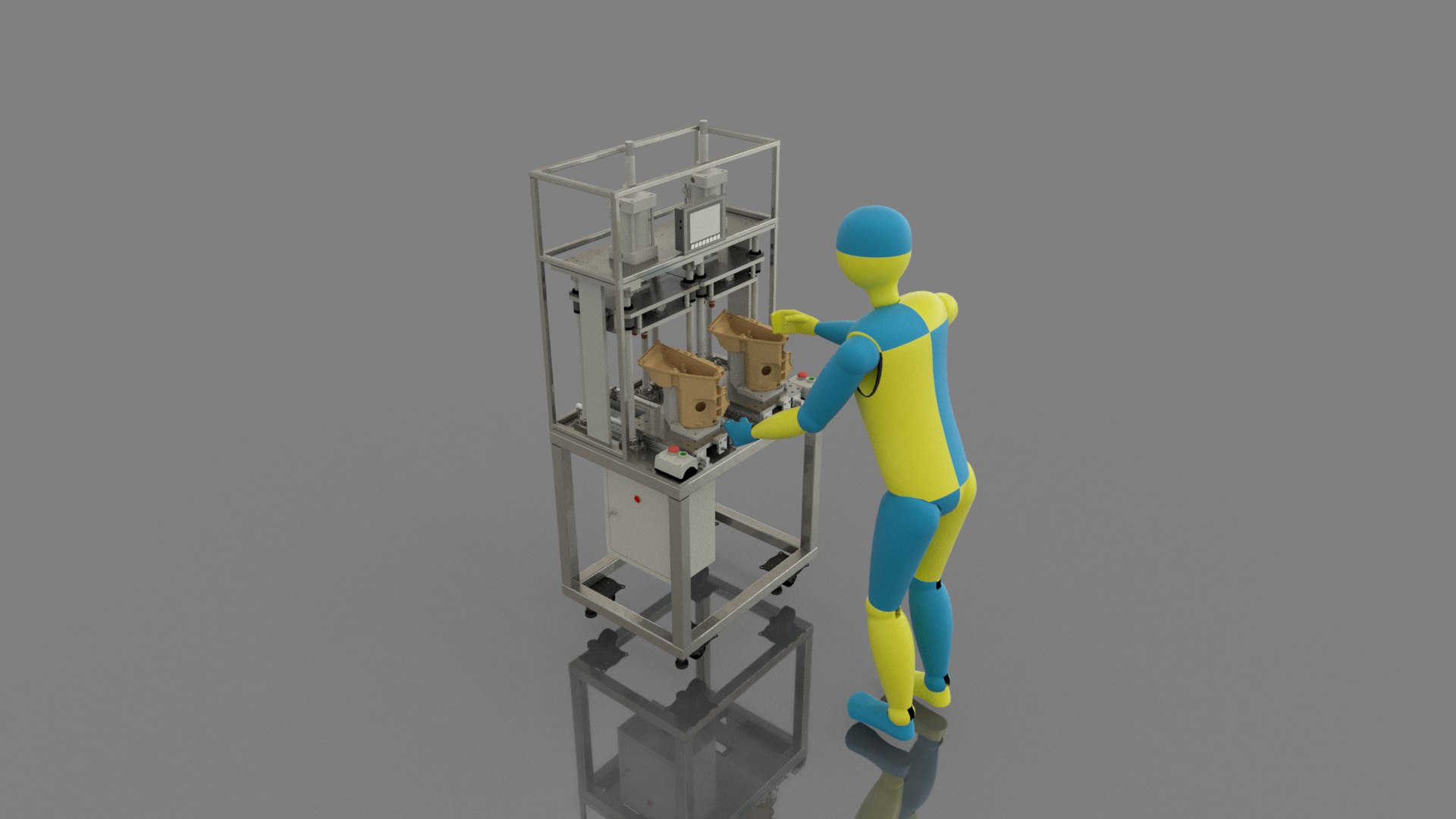 MACHINE HEATSTAKE WELDING PLASTIC 3D Model - TurboSquid 2031970