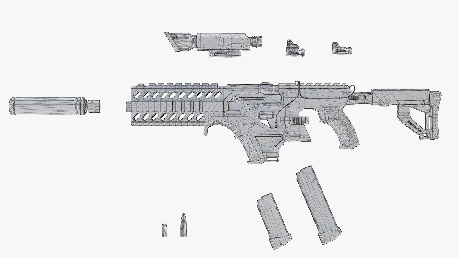 Futuristic Weapons 3D - TurboSquid 2390220