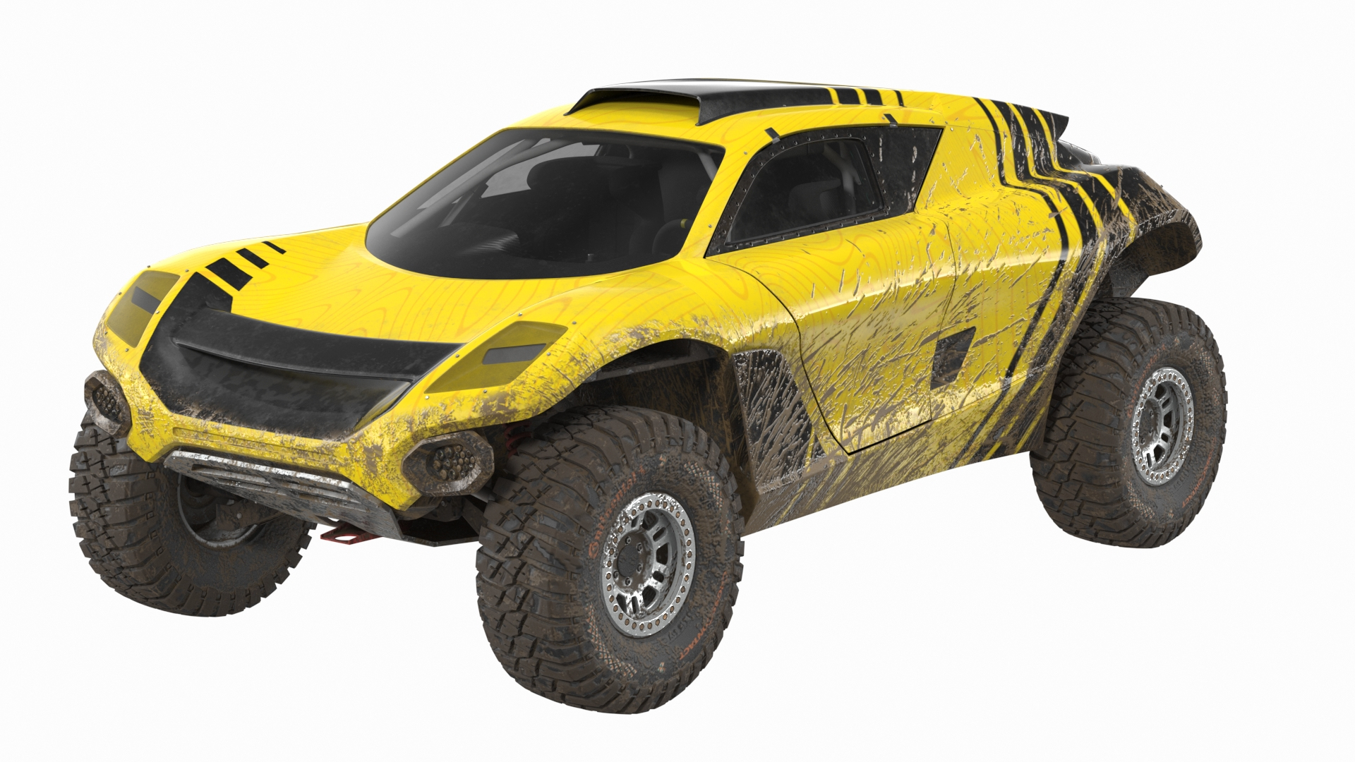 Extreme E Car Racing Electric SUV Dirty Rigged 3D - TurboSquid 1908065