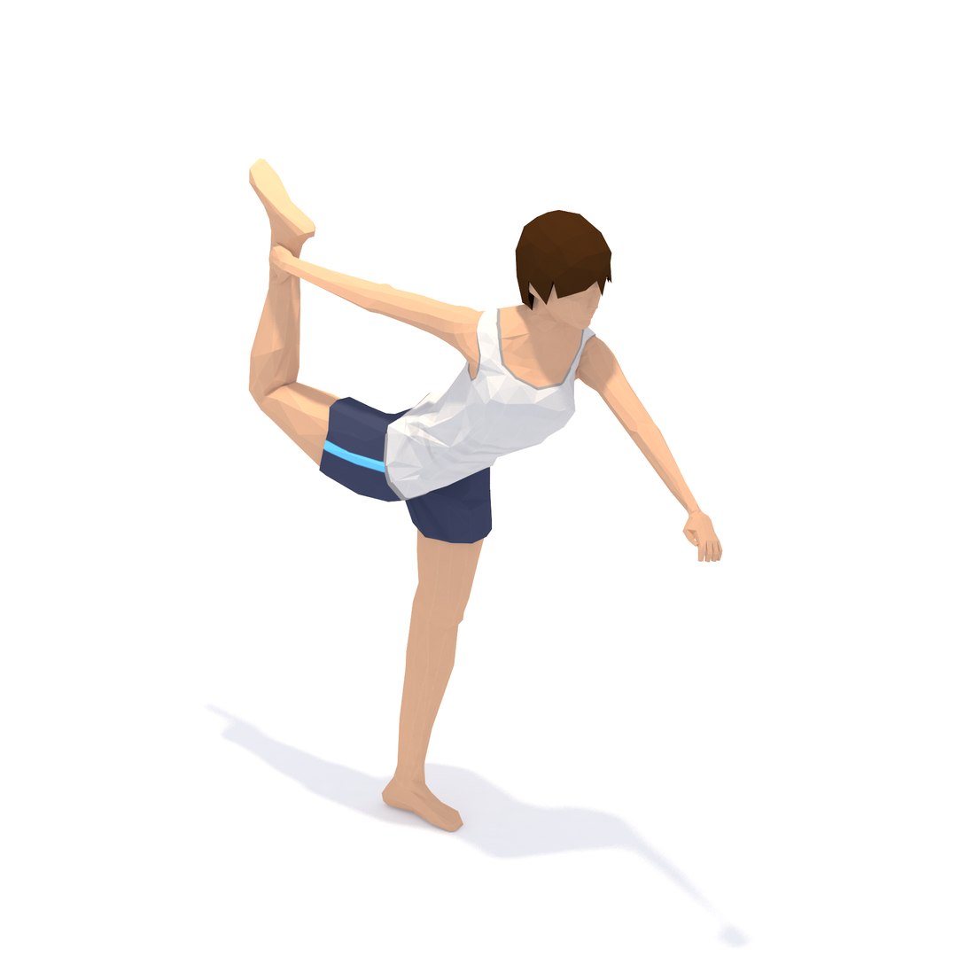 3D Animations Exercise Yoga Woman Model - TurboSquid 1707588