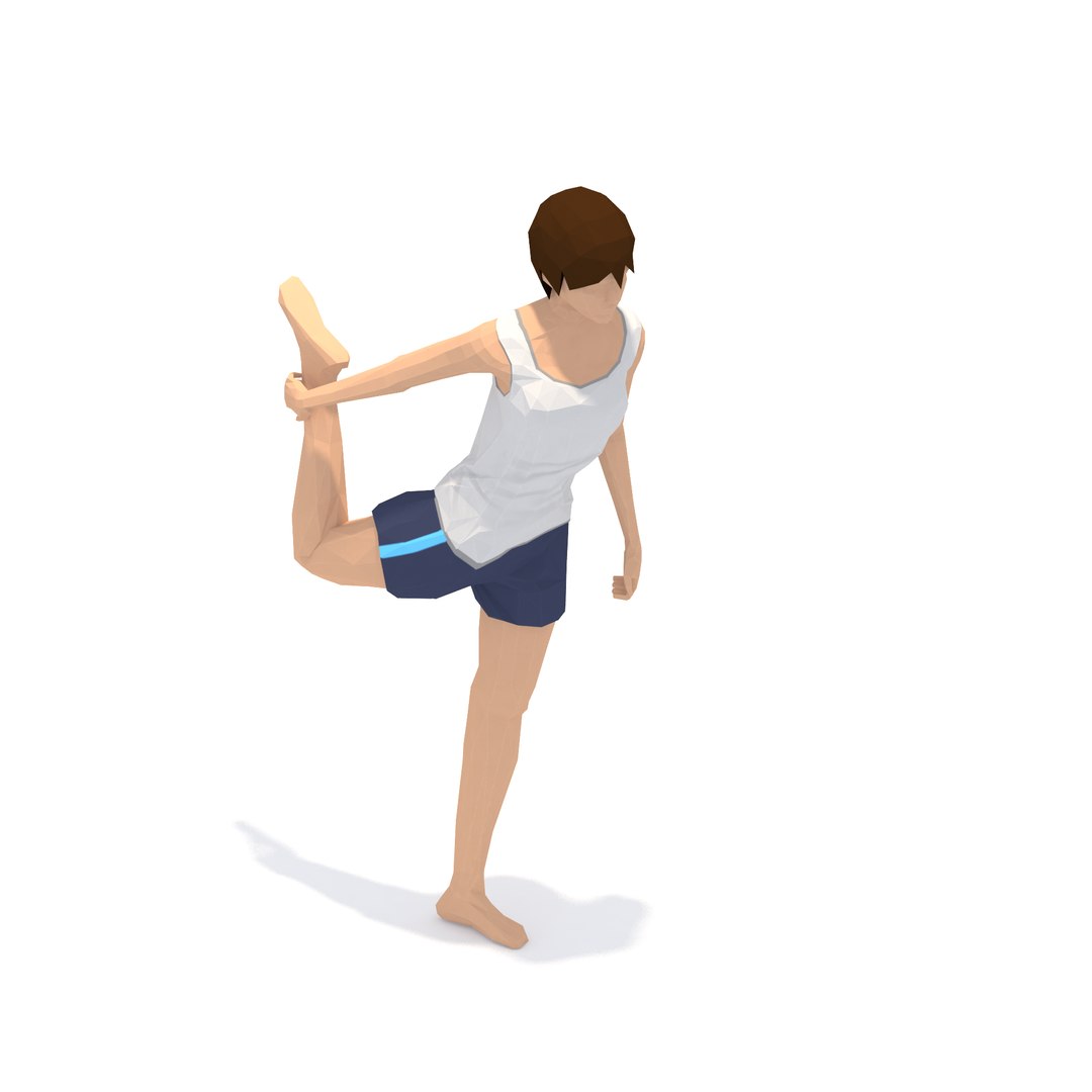 3D Animations Exercise Yoga Woman Model - TurboSquid 1707588