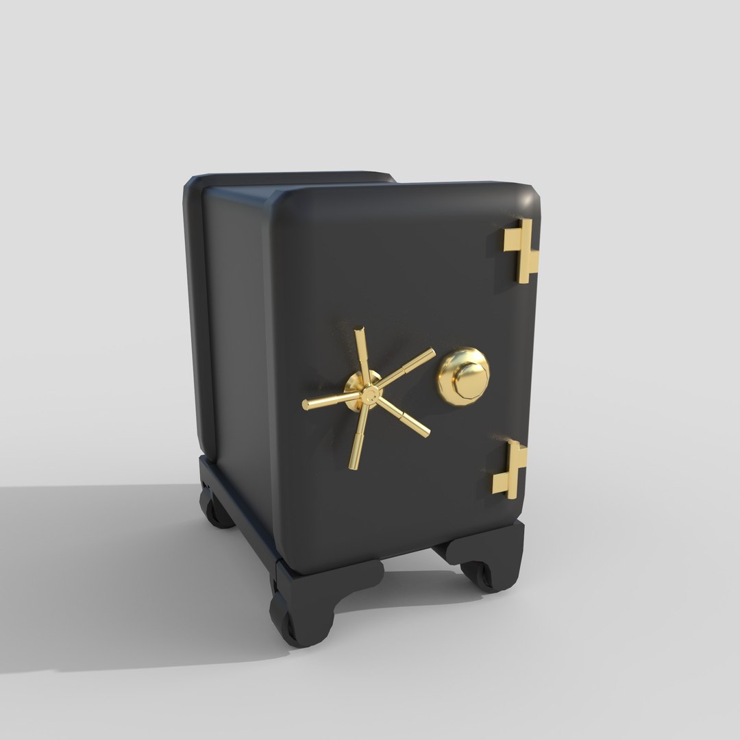 Antique Safe 3D Model - TurboSquid 2341532