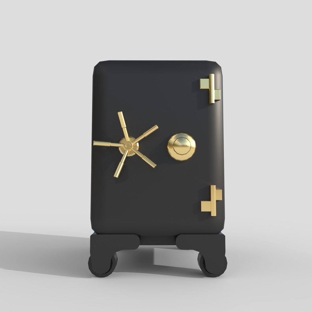 Antique Safe 3D Model - TurboSquid 2341532