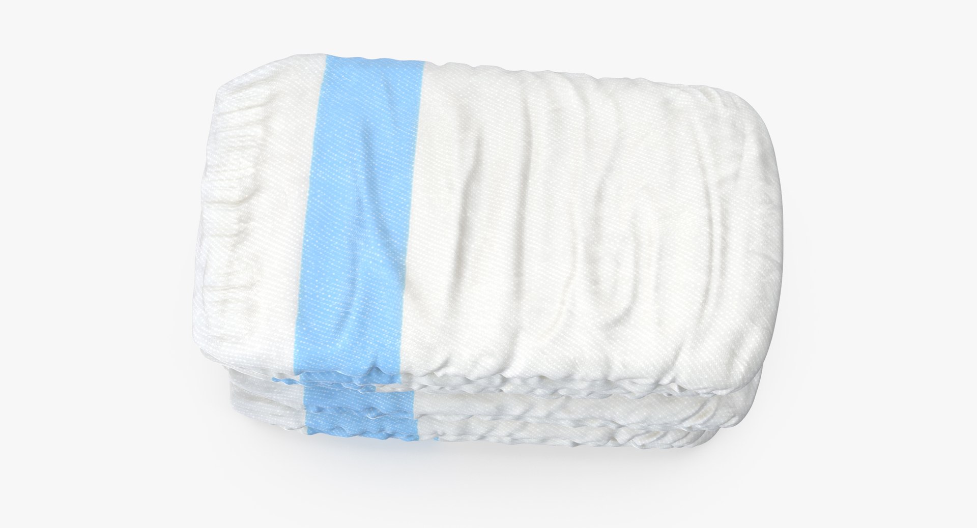 Diaper Stack Blue 3d Max