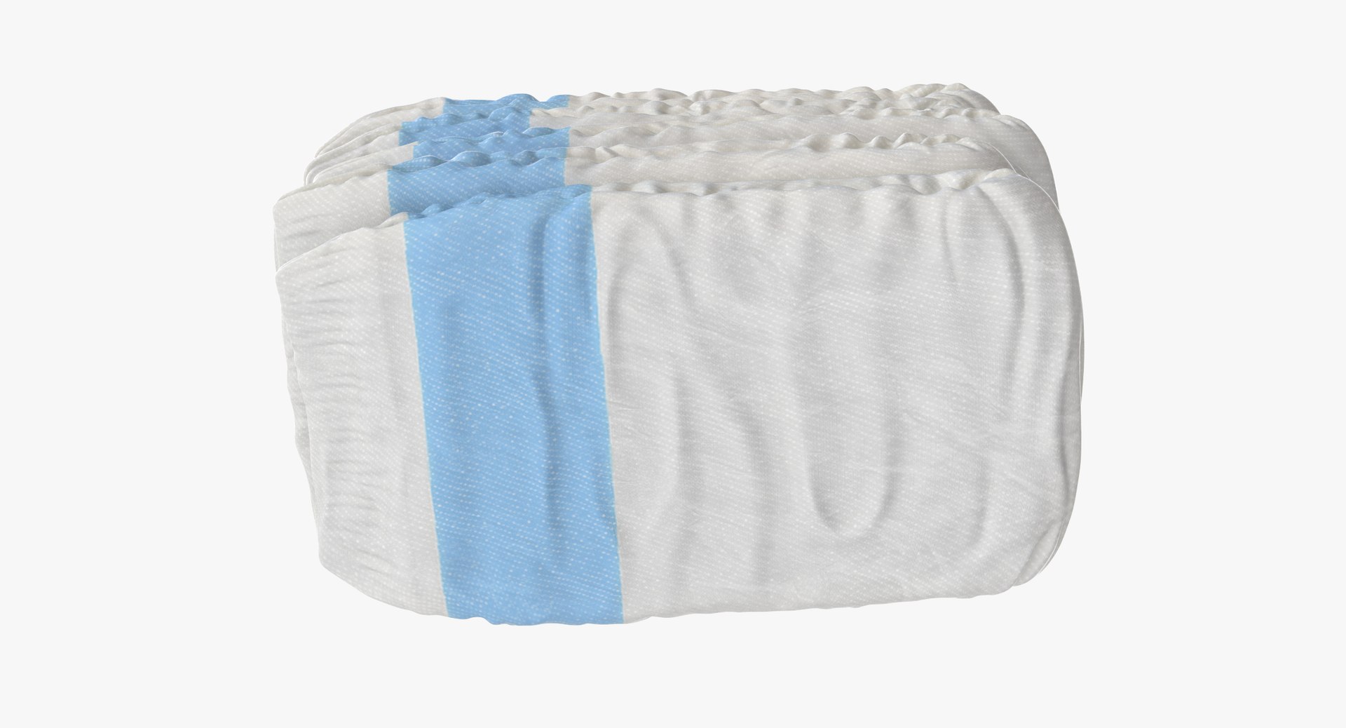 Diaper Stack Blue 3d Max