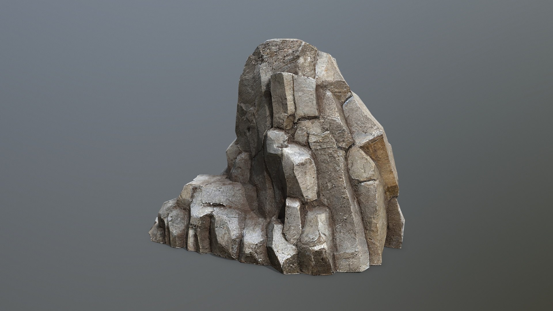 3D Cliff Rocks Model - TurboSquid 2325432