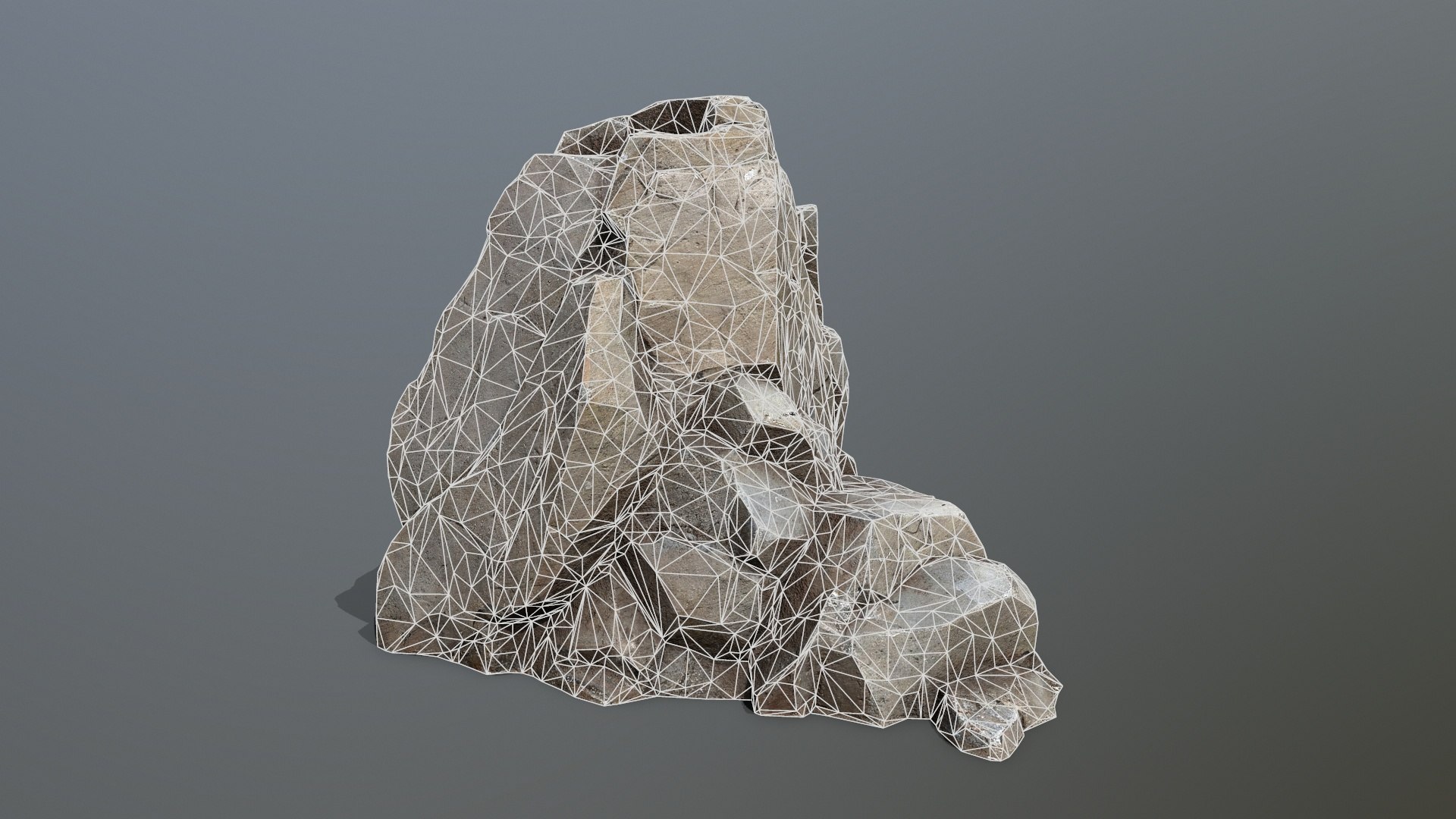 3D Cliff Rocks Model - TurboSquid 2325432