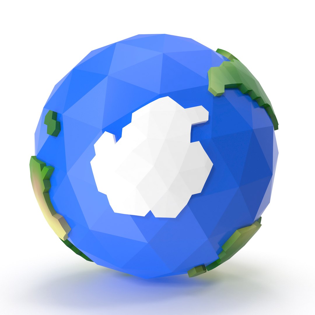 3D Cartoon Earth Model - TurboSquid 1266733